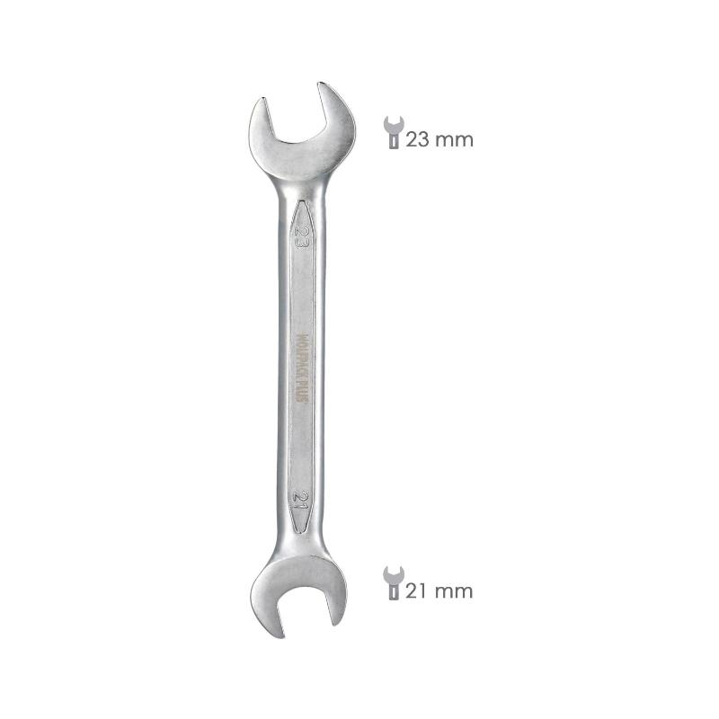 llave fija plus acero cromo vanadio 21x23 din 3110. llave fija, llave ...